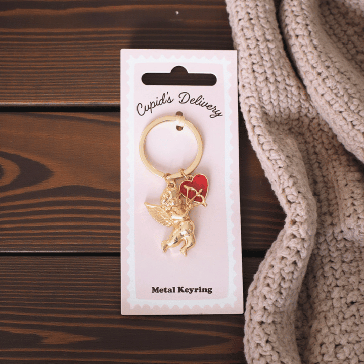 Schlüsselanhänger Amor-Engel – Symbol für Liebe & Botschaften – ZauberMerch